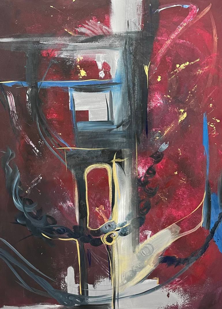 Inner City Life Painting by Dinara Omarova | Saatchi Art