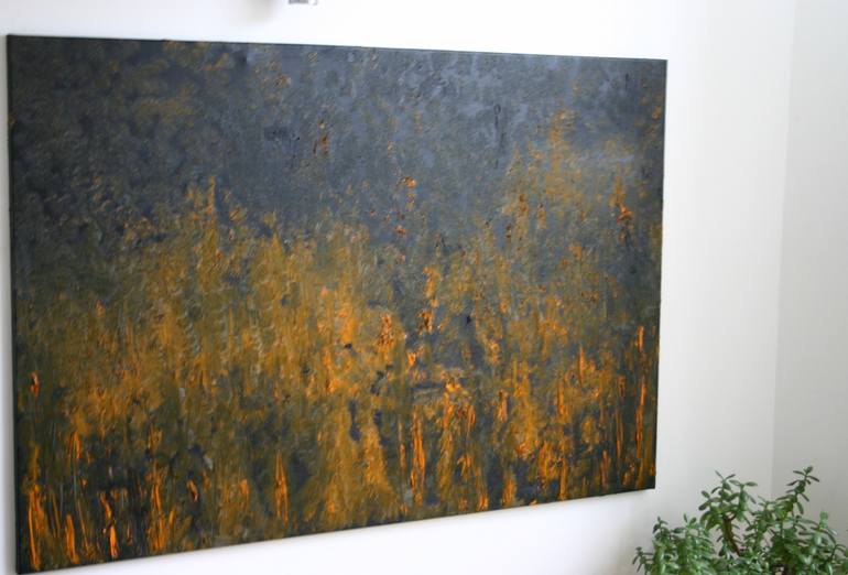 Autumn on Fire Painting by Christopher Hourigan | Saatchi Art