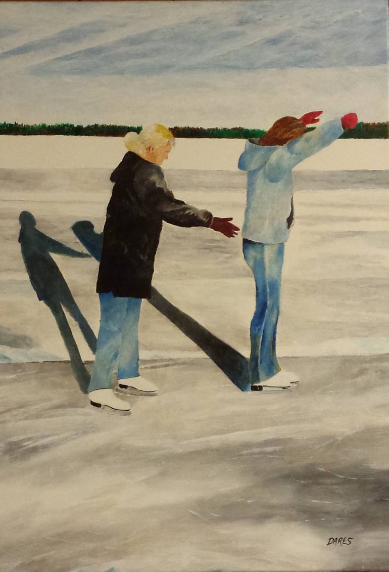 Letting Go Painting by Rob Dares | Saatchi Art