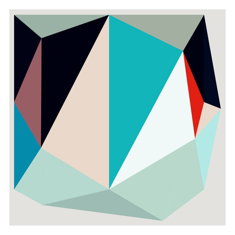 La geometrie des couleurs VI - Limited Edition of 25 Printmaking by ...