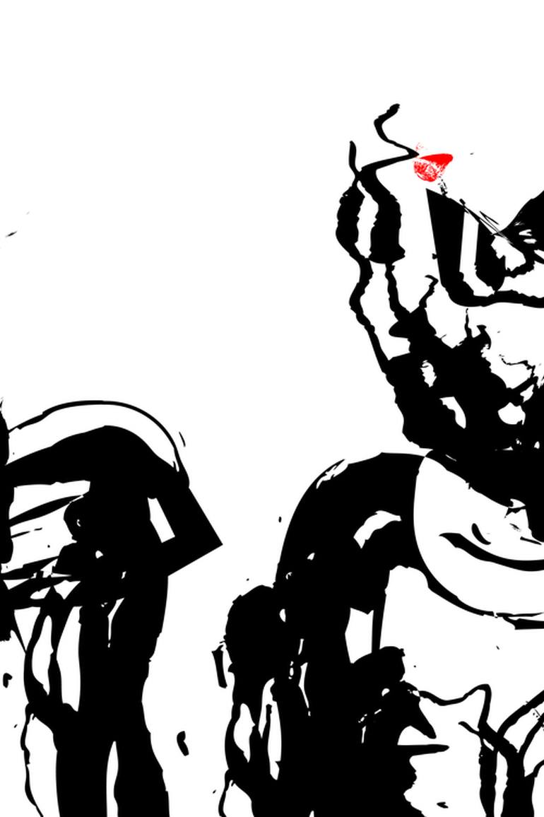 Couple Painting by Manish Bhatt | Saatchi Art