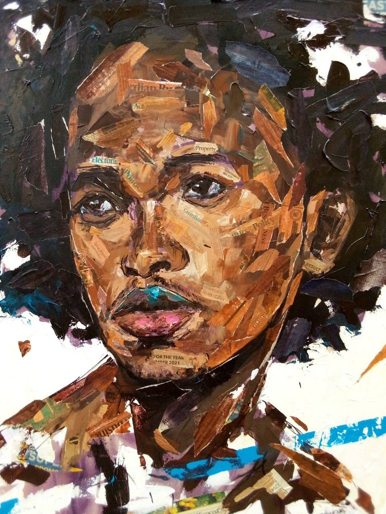 The planet and i Painting by Ismail Zubair | Saatchi Art