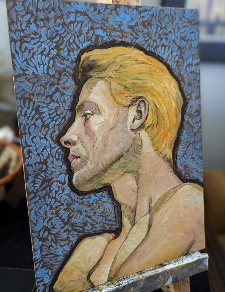 Apollo Painting by Scott Heaton | Saatchi Art