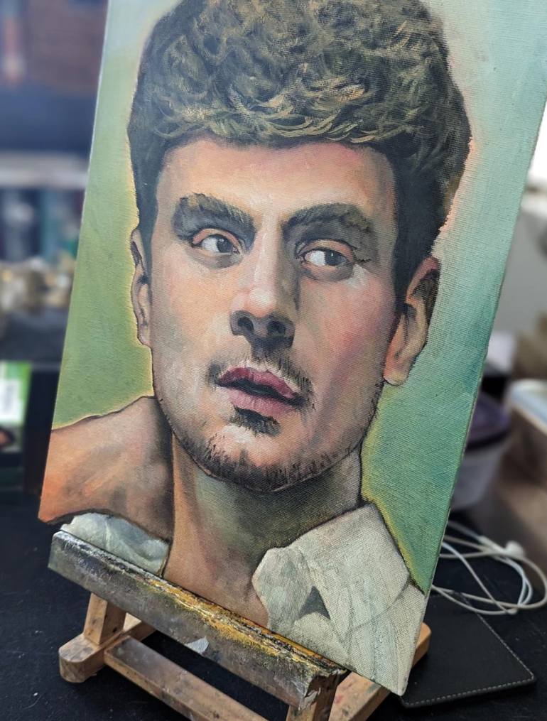 Frankie Painting by Scott Heaton | Saatchi Art