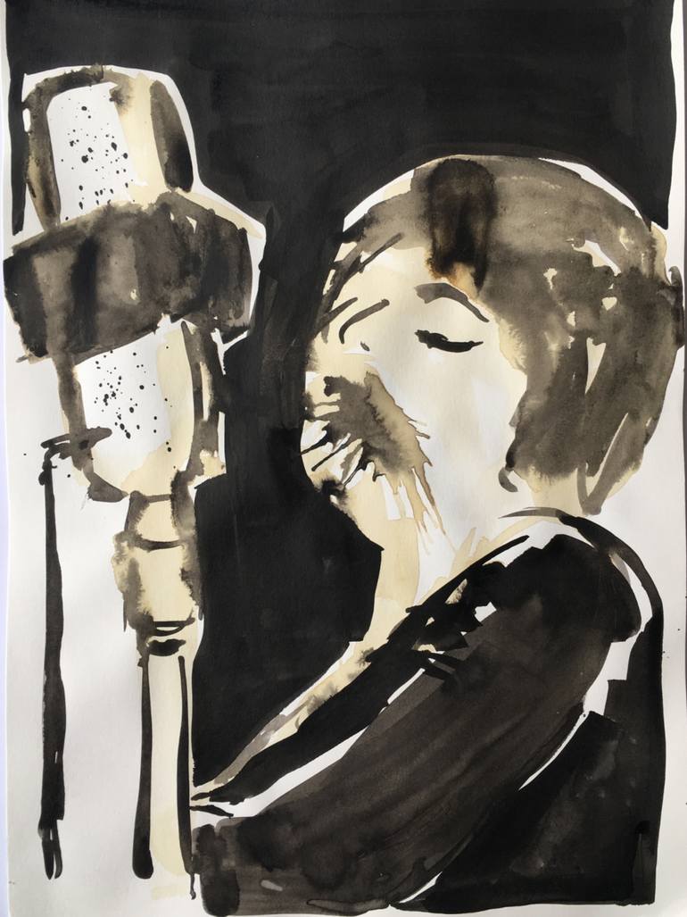 Amália Rodrigues (Amália Rodrigues visits Lourenço Marques) Drawing by ...