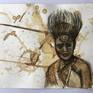 Mozambican Empress IV Painting by Maimuna Adam | Saatchi Art