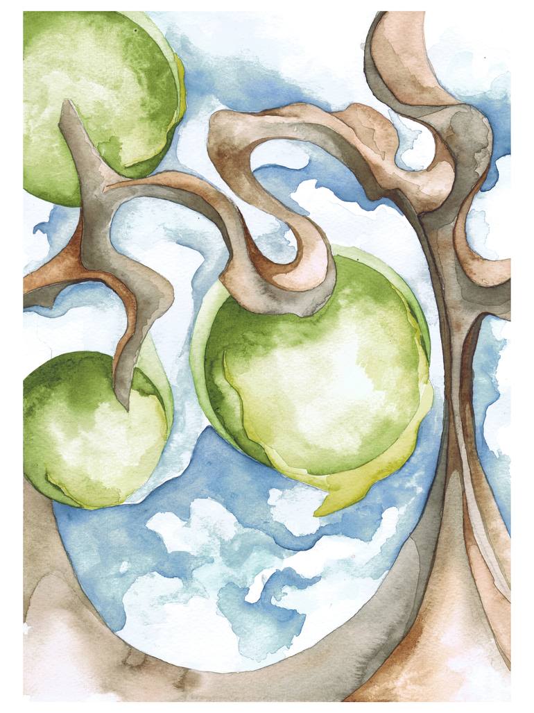 Sprout Painting by Zendustria Artist | Saatchi Art