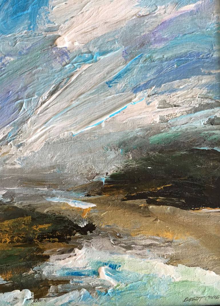 Lonesome Coast Painting by Robert Cooke | Saatchi Art