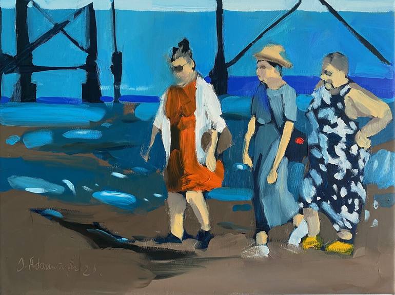 The Three Graces Painting by Judyta Adamczyk | Saatchi Art