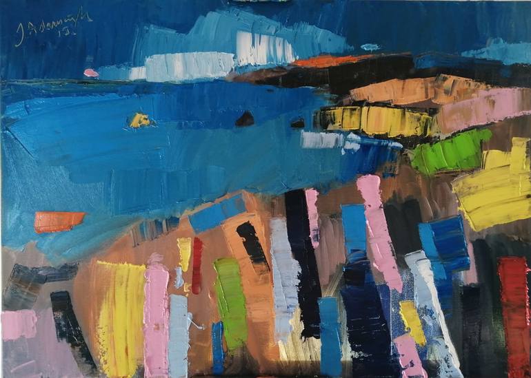 Berry Head Painting by Judyta Adamczyk | Saatchi Art