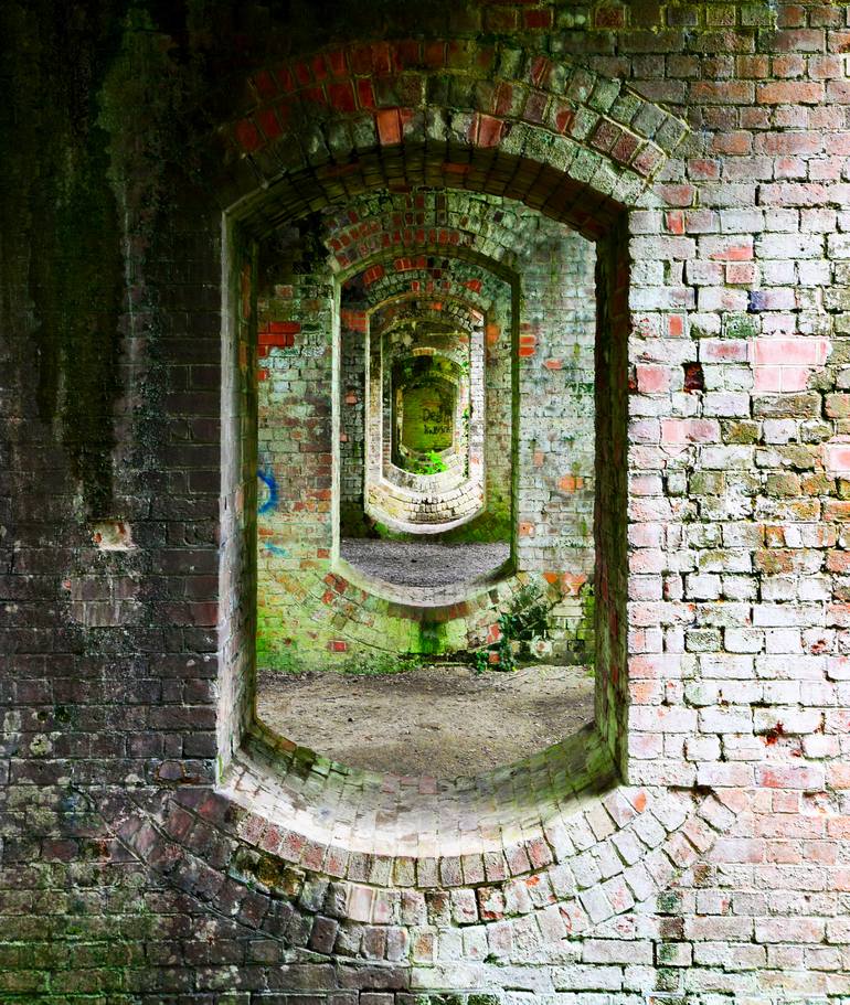 The Archways below a Brick built Bridge Photography by Ashley Haigh ...