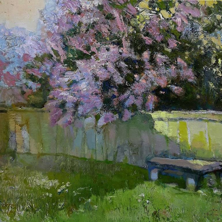 THE SPRING MOOD Painting by Ksenia Stetsenko | Saatchi Art