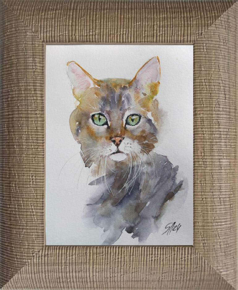 Observant Painting by Svetlana Samovarova | Saatchi Art