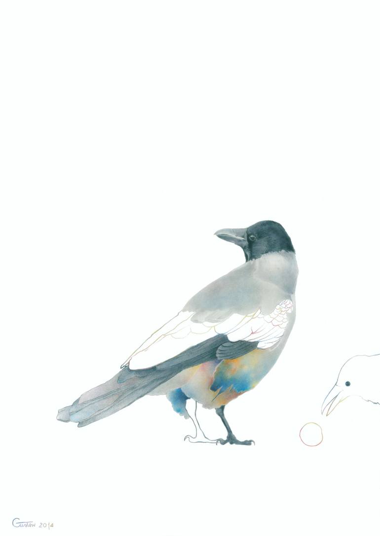 Distractions Drawing by Gusław de Crayons | Saatchi Art