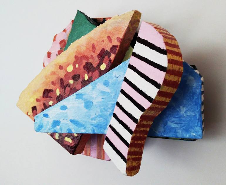 Overlapping Surfaces Sculpture by Nelson Neraiel | Saatchi Art