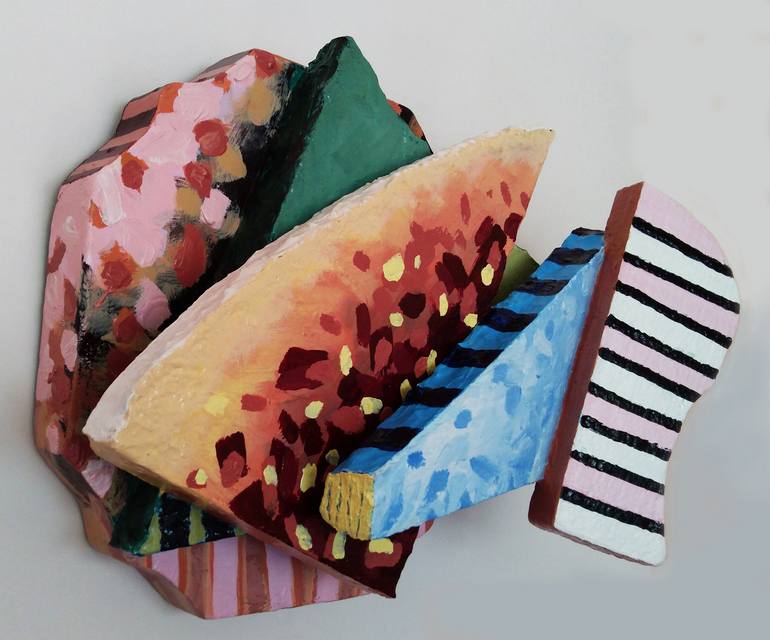 Overlapping Surfaces Sculpture by Nelson Neraiel | Saatchi Art