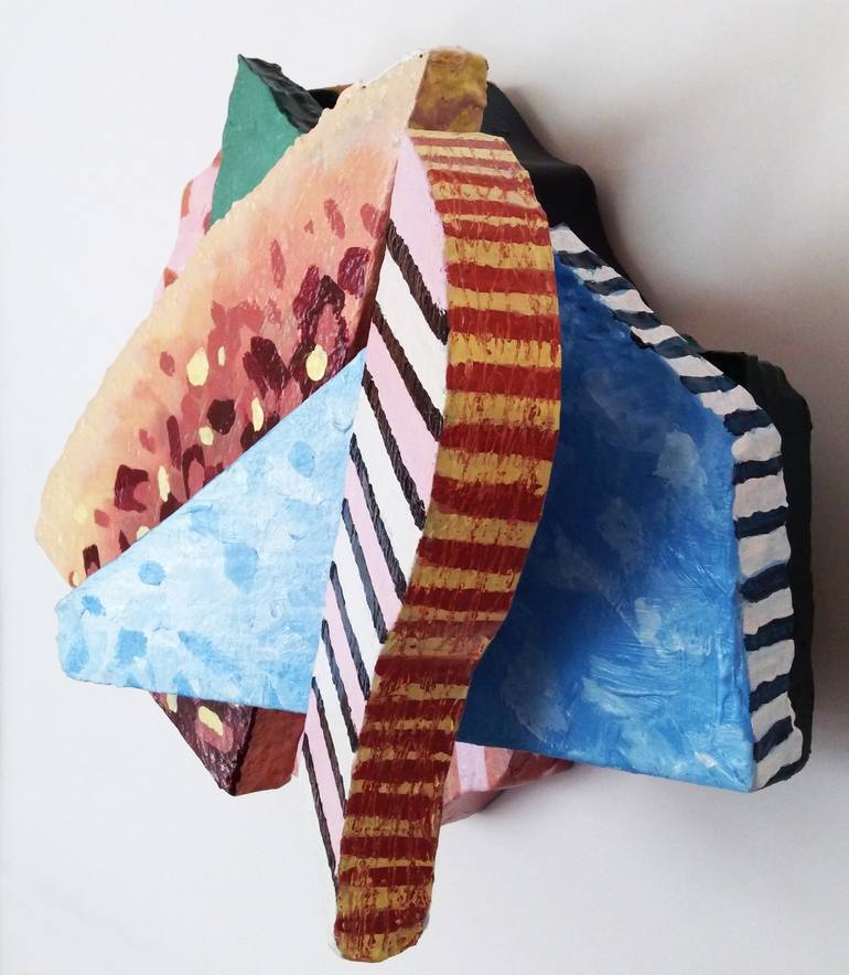 Overlapping Surfaces Sculpture by Nelson Neraiel | Saatchi Art