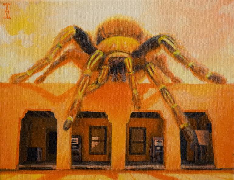 Day Of The Tarantula Painting by Alec Huxley | Saatchi Art