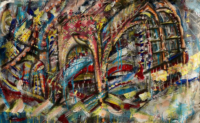 Exterior Perspective Lounge Painting by Watt Locklear | Saatchi Art