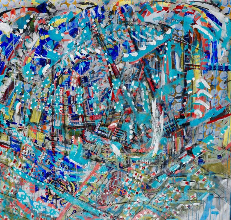 LtFOoM\ Amphitheatre Perspective Painting by Watt Locklear | Saatchi Art