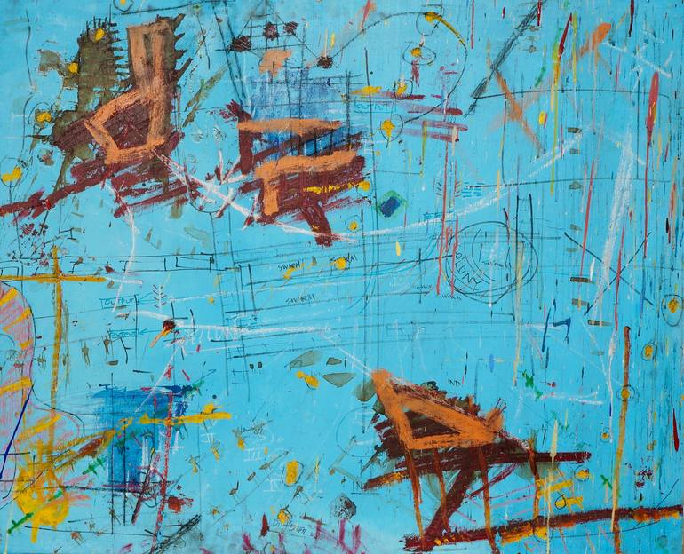 Plan for Public Transportation Painting by Watt Locklear | Saatchi Art