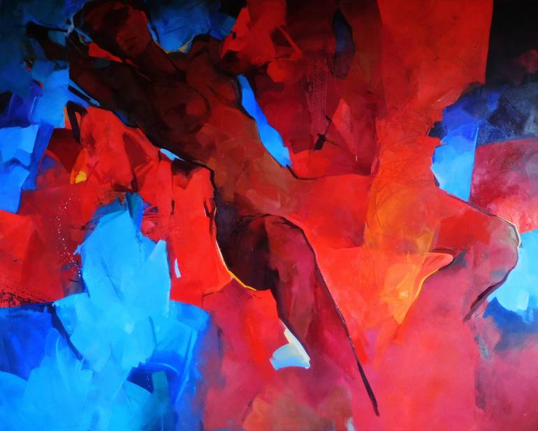 Danae Painting by Larissa Strunowa | Saatchi Art