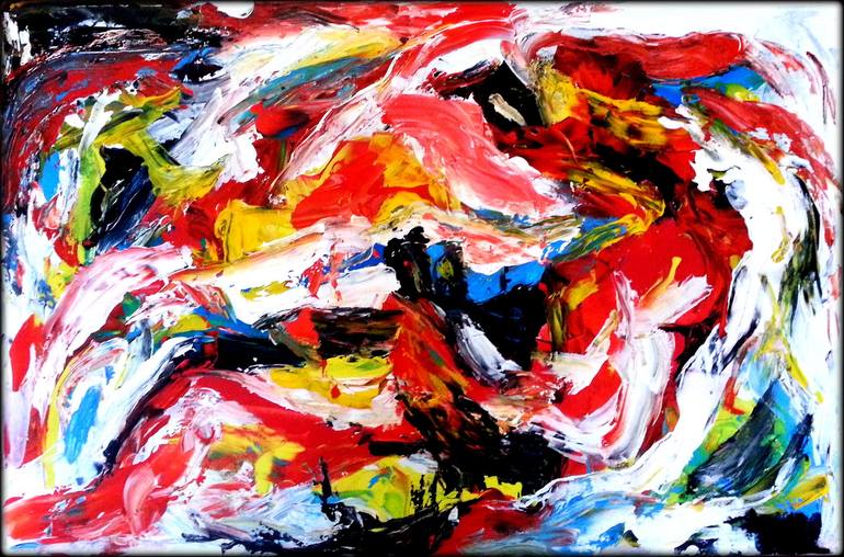 Untiled Painting by Hirman Rasid | Saatchi Art