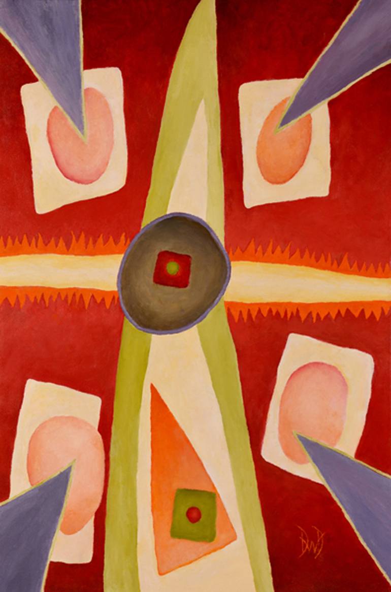 4 Points Less Known Painting by David Douthat | Saatchi Art