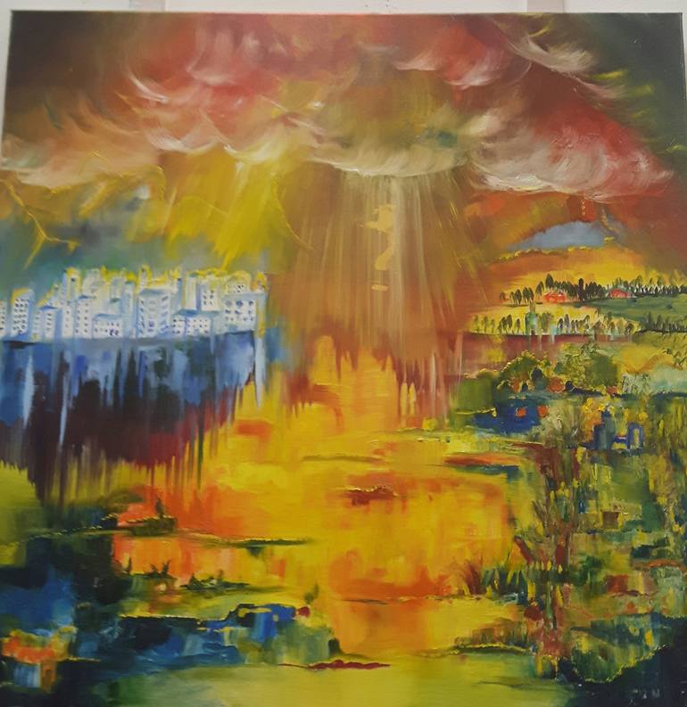 Slovakia Painting by Lizzy Van Lieshout | Saatchi Art