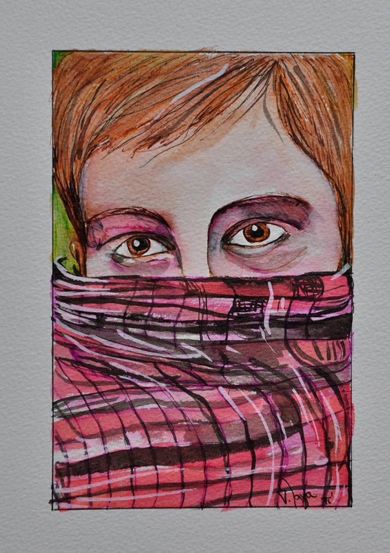 shut your mouth Drawing by Violetta Jara | Saatchi Art