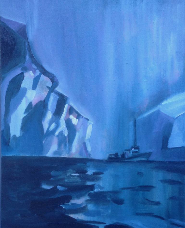 Iceberg Painting by John Irick | Saatchi Art