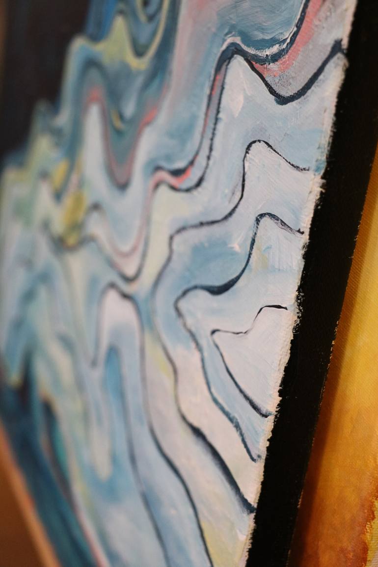 Abstract lines Painting by Aurelie Tbd | Saatchi Art