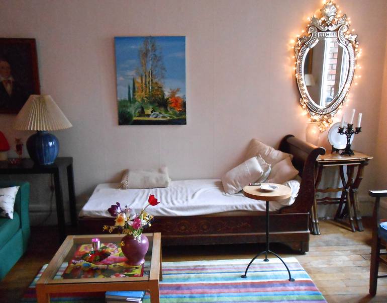 The Birch / Le Bouleau Painting by Solvej Solvej | Saatchi Art