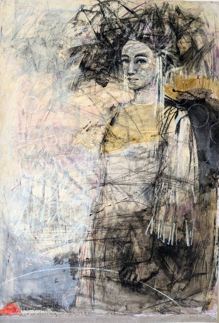 Custos templi (Gardienne du temple) Painting by Albane De Saint Remy ...