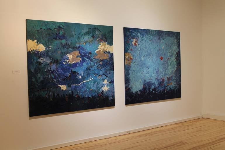 Perception as transgession of space Painting by Ana Vrtačnik | Saatchi Art