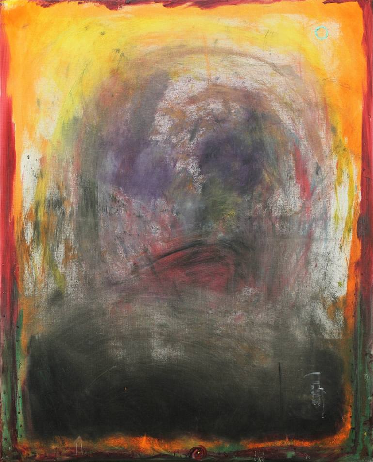 Clowning Desolation Painting by Kyle A Piat | Saatchi Art