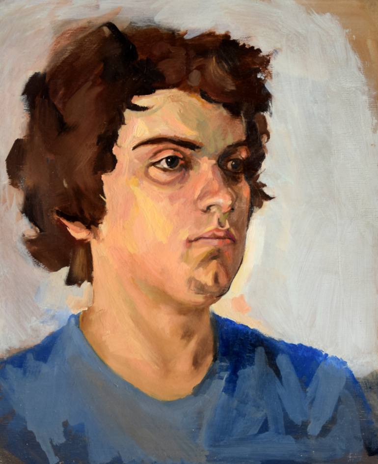 Portrait Painting by George-Aris Papasaikas | Saatchi Art