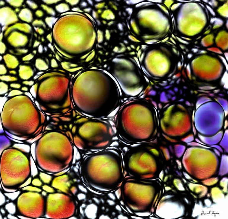 Fish Roe (Color) Painting by Shannon Milligan | Saatchi Art