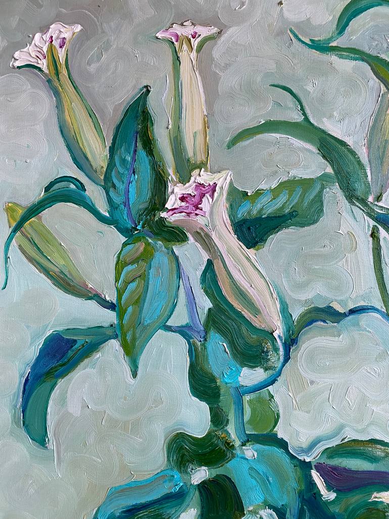 лилии королеви 2021 Painting by Ostap Patyk | Saatchi Art