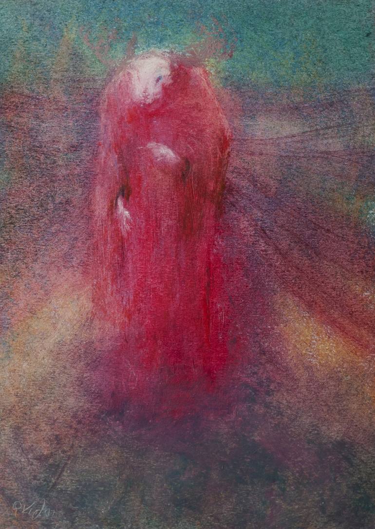 The Seer Drawing by Przemek Kret | Saatchi Art