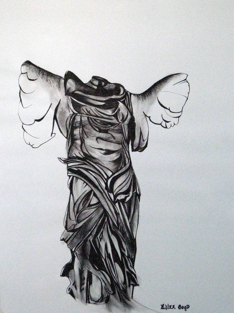 Angel of Victory Drawing by Eliza Good | Saatchi Art