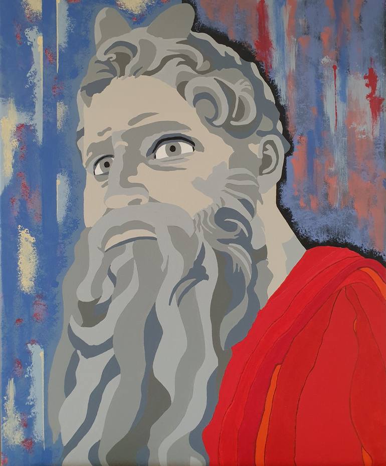 Moises sobrevive a una “reivindicacion” ecologista Painting by Tino ...