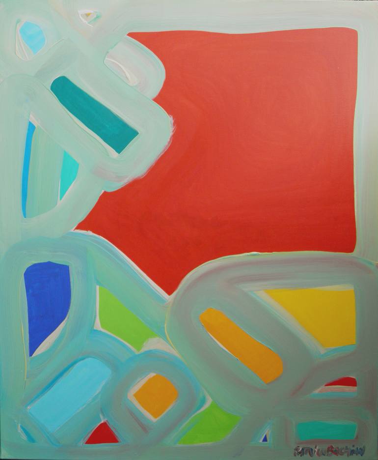 Busy Painting by Patrick Bachian | Saatchi Art