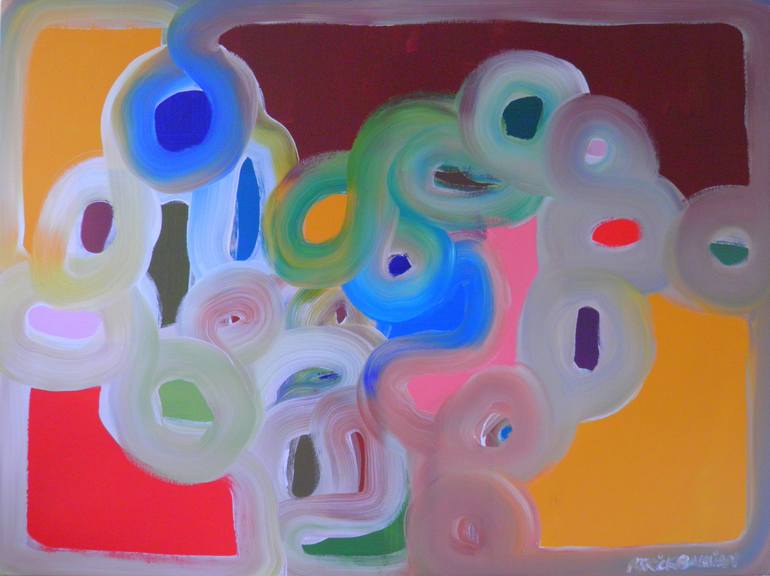 Good Fortune Painting by Patrick Bachian | Saatchi Art