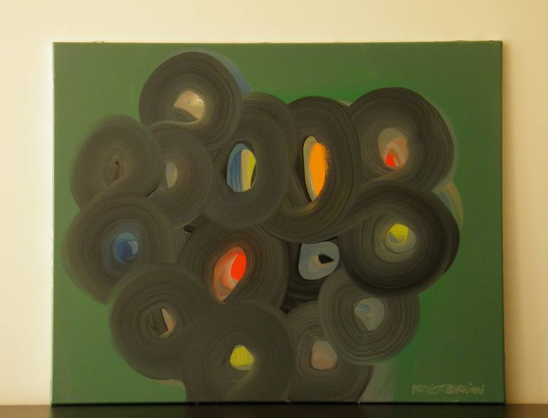 Teamed up Painting by Patrick Bachian | Saatchi Art