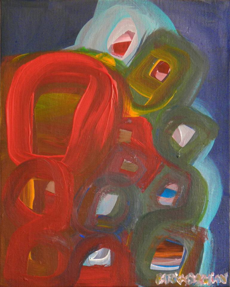 Vamoosing Painting by Patrick Bachian | Saatchi Art