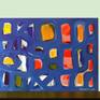 Blue Felicitous Painting by Patrick Bachian | Saatchi Art