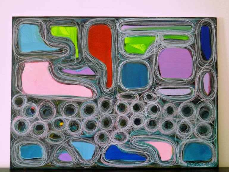 Forty-Eight Painting by Patrick Bachian | Saatchi Art