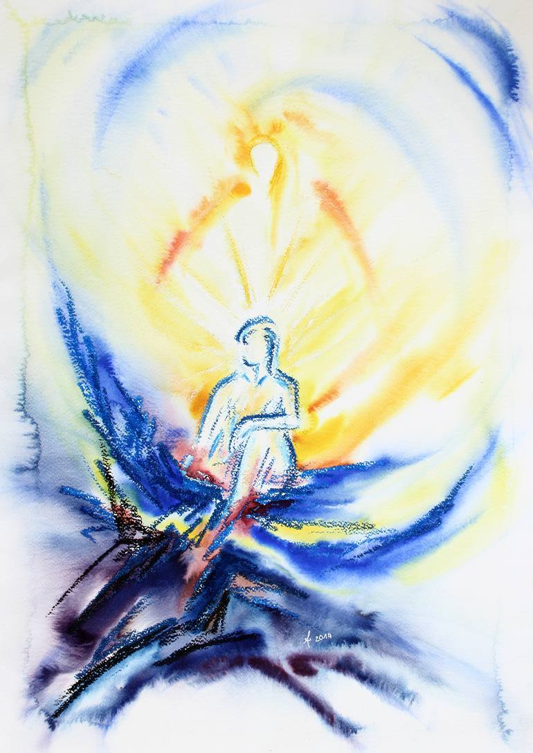 Never Alone Painting by Dr Oliver Pfaff | Saatchi Art