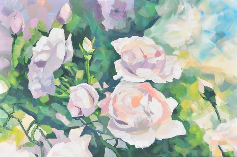 Sammer Evening Painting by Olga Rostova | Saatchi Art